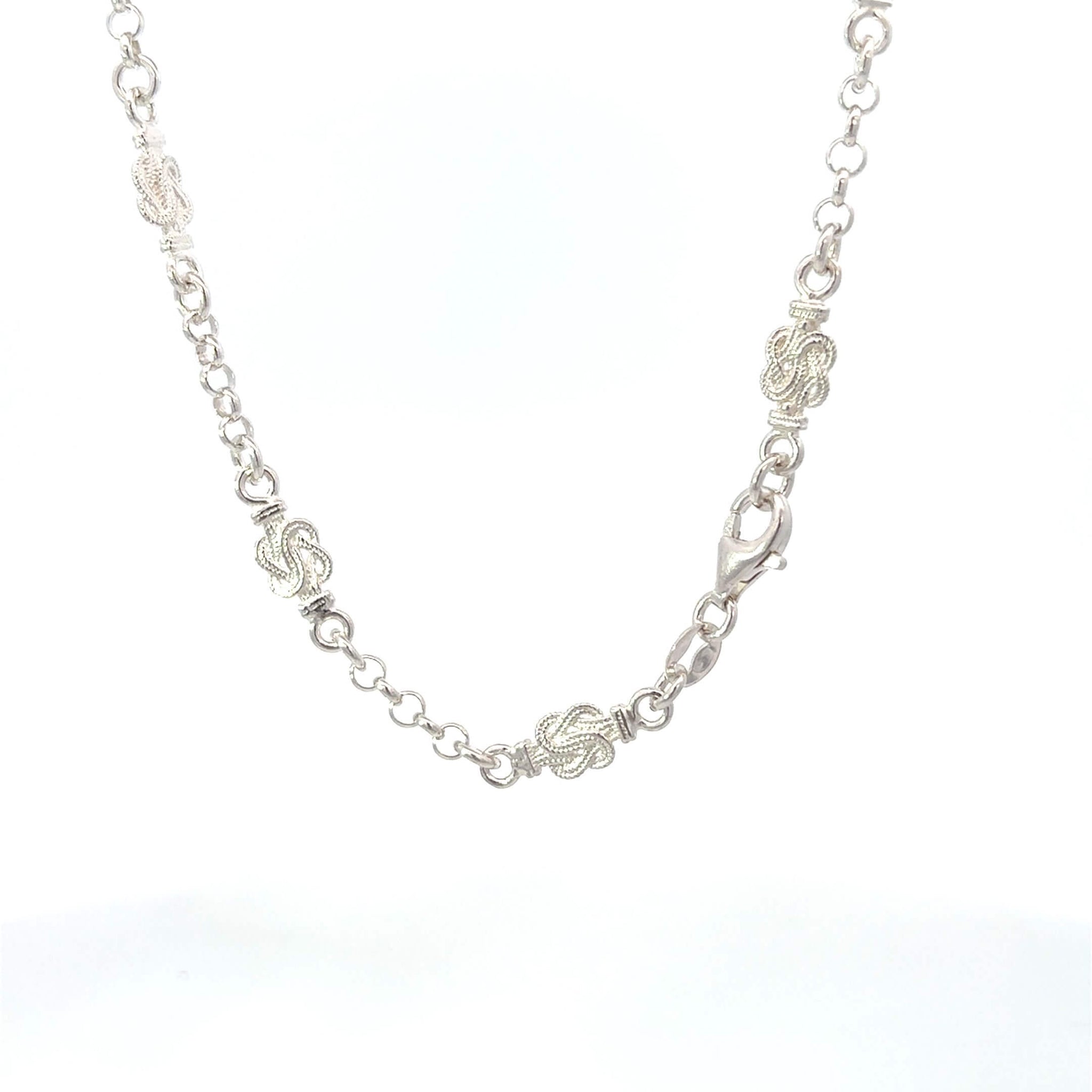Zilveren mattenklopper ketting | Gotu Diamant Online